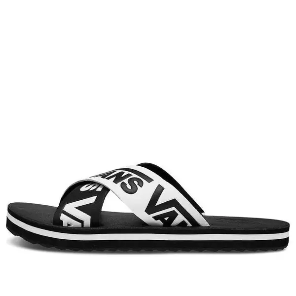 VANS Criss-cross Slides - Black/white