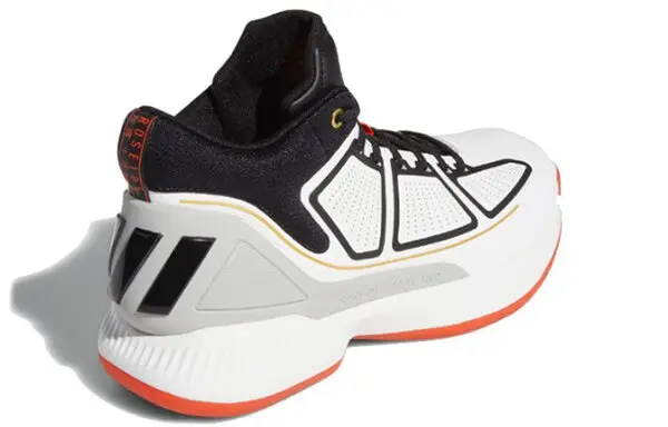 Adidas D Rose Basketball Sneakers - Black/white/red