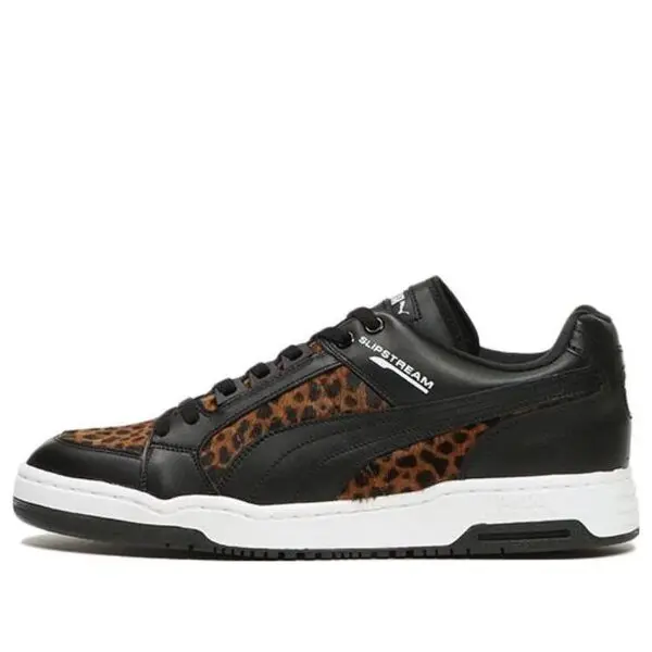 PUMA Slipstream Low Leopard Print Sneakers - Black/brown