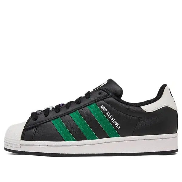 Adidas Superstar 'black Bold Green - Black/green