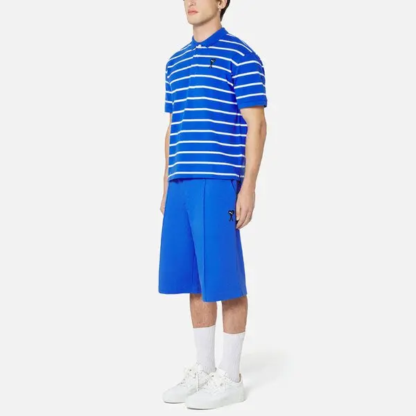 PUMA X Ami Short Sleeve Polo Shirt 'blue