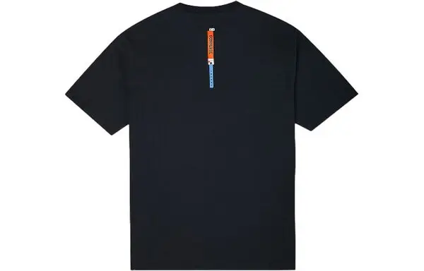CONVERSE Star Chevron Printing Sports Round Neck Short Sleeve T-shirt Asia Sizing - Black