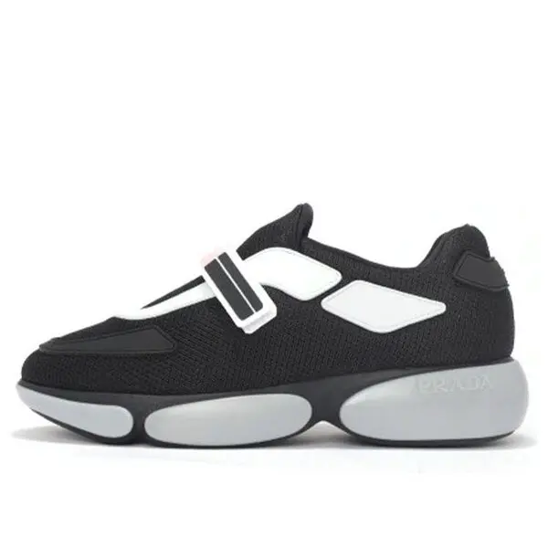 Prada Cloudbust Sneakers - Black/white/pink