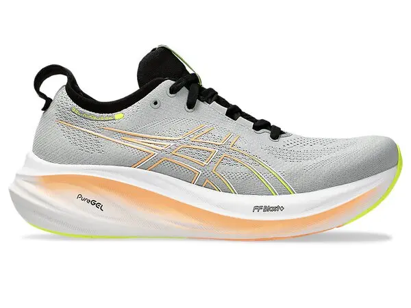 Asics Gel-nimbus 26 Mirai Athletic Sneakers - Grey/black/orange