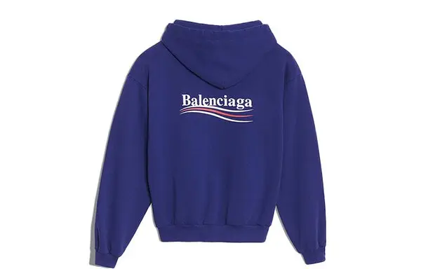 Balenciaga Logo Cotton Hoodie