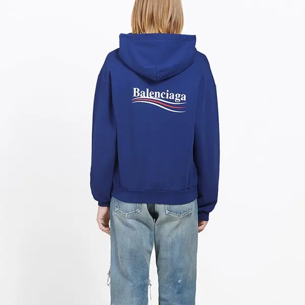 Balenciaga Logo Cotton Hoodie