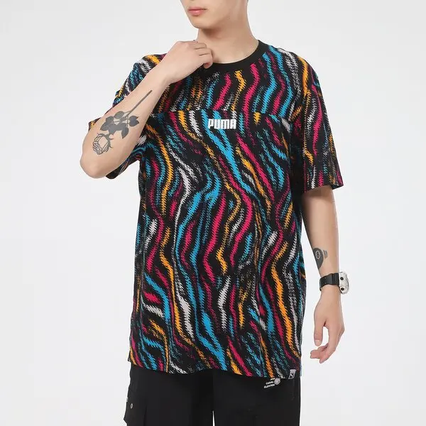 PUMA Wild Pack Aop Tee 'black