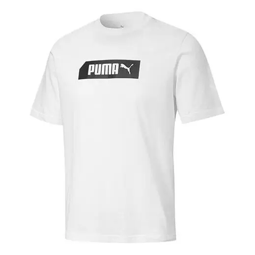 PUMA Alphabet Logo T-shirt - White