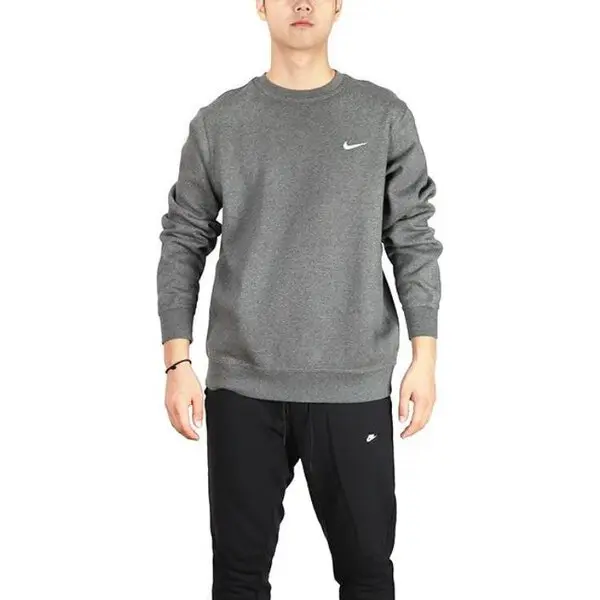 Nike Swoosh Crewneck Sweatshirt - Grey