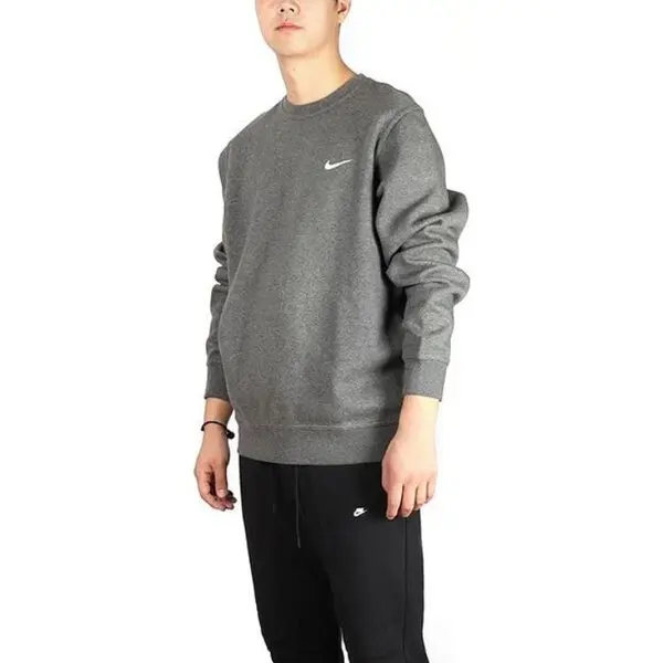 Nike Swoosh Crewneck Sweatshirt - Grey
