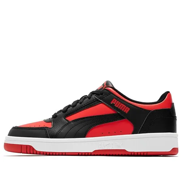 PUMA Rebound Joy Low Top Sneakers - Black/red