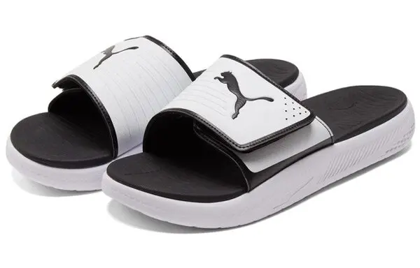 PUMA Softride Slide - White/black