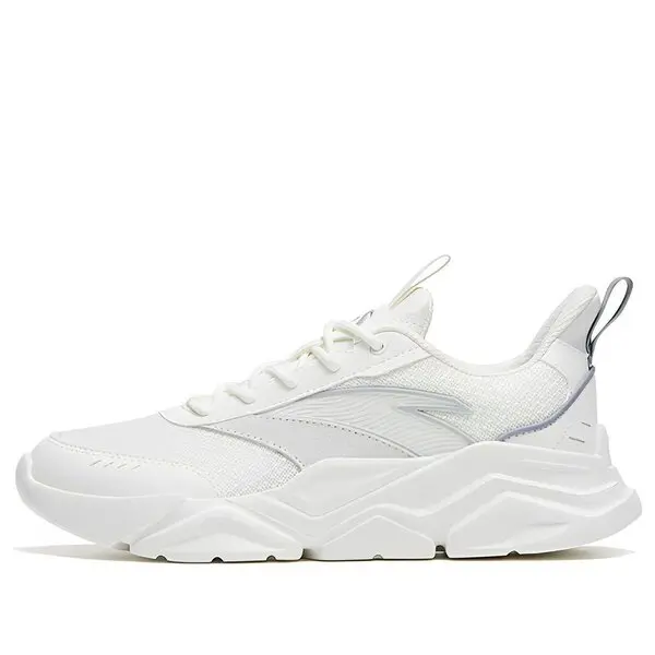 ANTA Casual Lace-up Sneakers - White/grey
