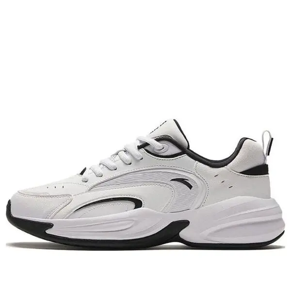 ANTA Ace Low Top Sneakers - White/black