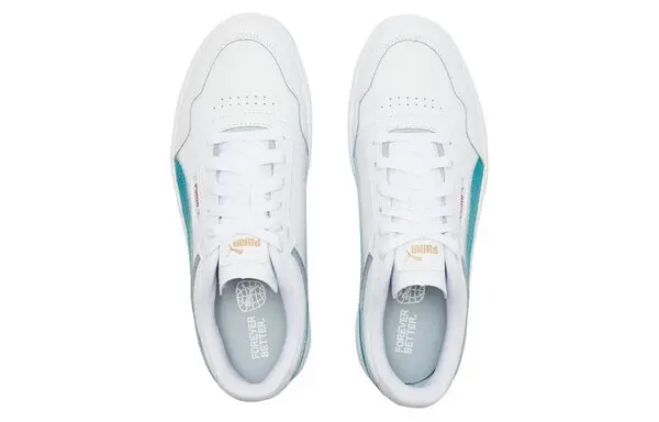 PUMA Court Ultra Low Top Sneakers - White/blue