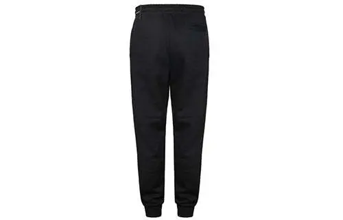 JORDAN Sports Pants Sweatpants 'black Red