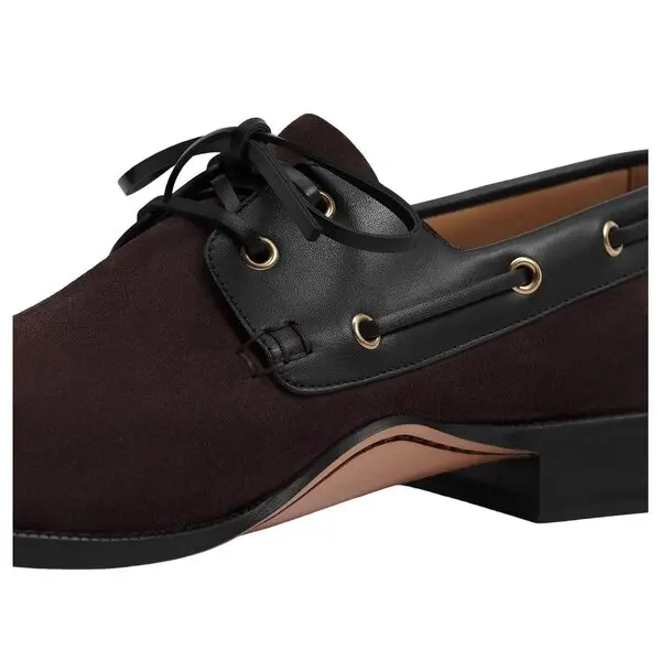 Dior Archie Boat Shoe - Deep Brown