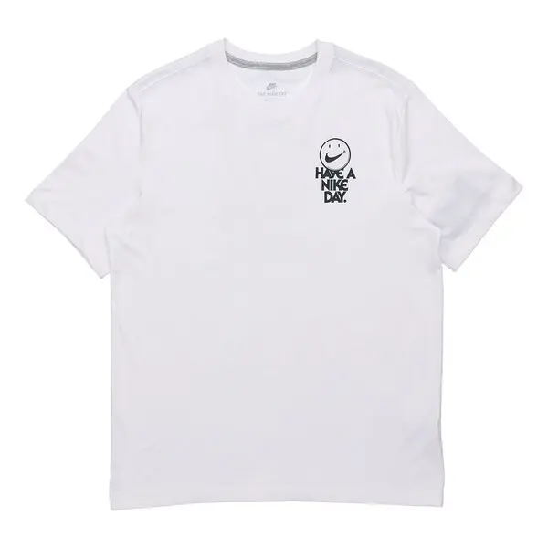 Nike Printing Short Sleeve 'have A Day - White
