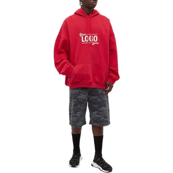 Balenciaga Your Logo Here Popover Hoodie