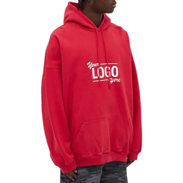 Balenciaga Your Logo Here Popover Hoodie
