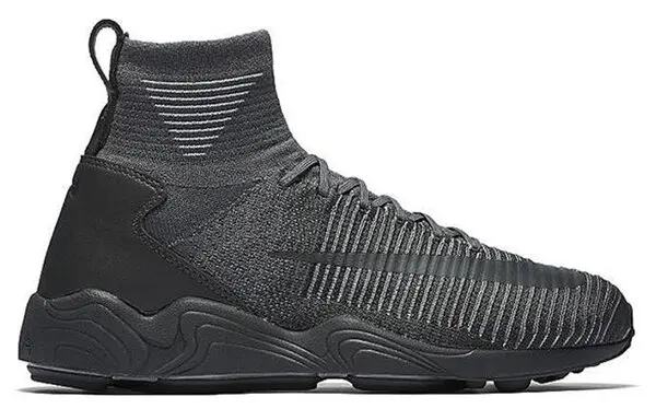 Nike Flyknit Mercurial Xi High Top Sneakers - Black