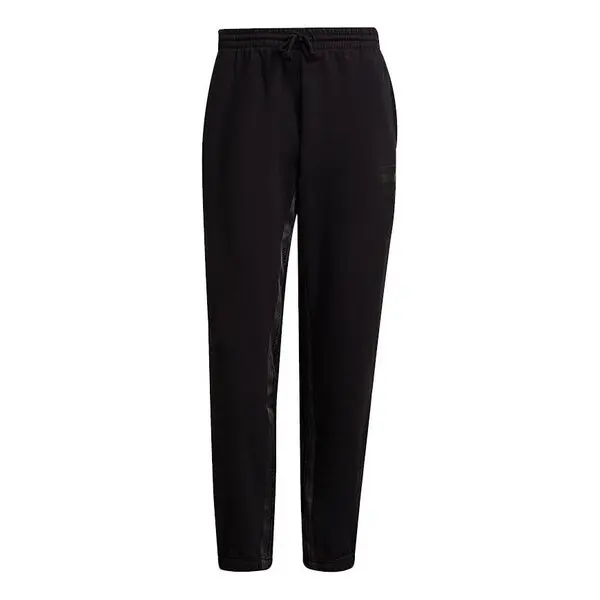 Adidas Originals R.y.v. Sweatpnt Side Stripe Sports Pants/trousers/joggers - Black