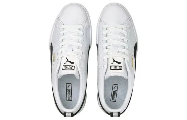PUMA Mayze Platform Sneakers - White/black