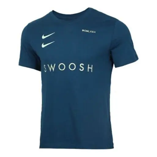 Nike Swoosh Sports Short Sleeve - Blue