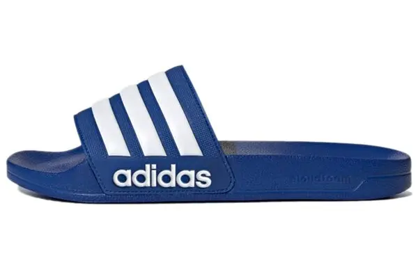 Adidas Adilette Shower Slide - Blue/white