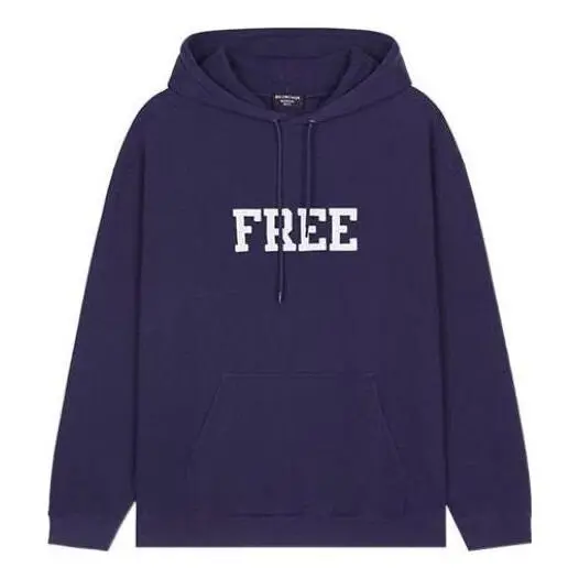 Balenciaga Free Hoodie - Navy