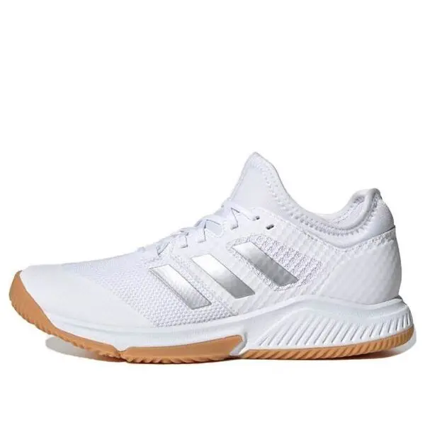 Adidas Court Team Bounce Athletic Shoes - White/silver