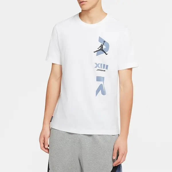 JORDAN Legacy Aj13 Short Sleeve T-shirt - White