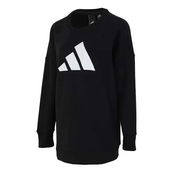 Adidas Future Icons Sweatshirt Asia Sizing 'black White - Black/white
