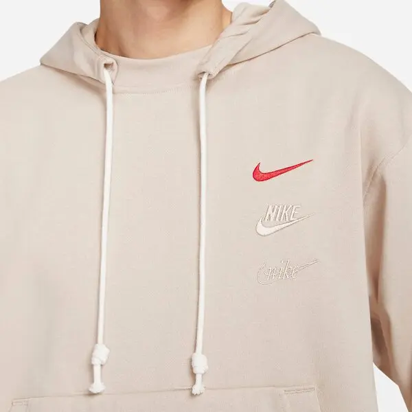 Nike Standard Issue Cny Hoodie 'year Of The Dragon - Beige/red