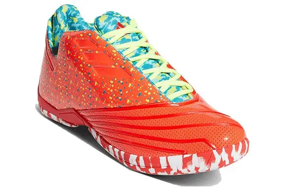 Adidas T-mac 2 Evo 'paint Splatter' Sneakers - Orange/blue/green
