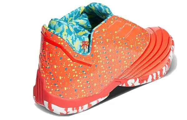 Adidas T-mac 2 Evo 'paint Splatter' Sneakers - Orange/blue/green
