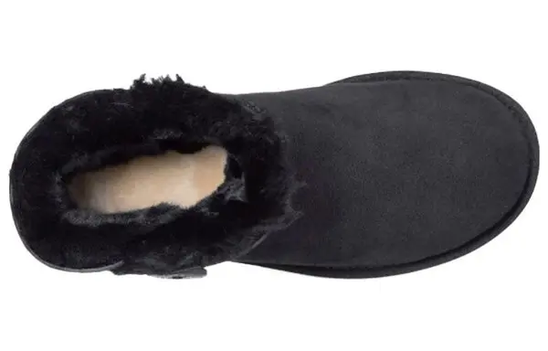 UGG Mini Bailey Button Ankle Boots - Black
