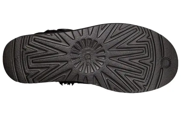 UGG Mini Bailey Button Ankle Boots - Black