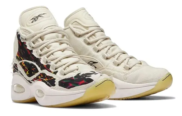 REEBOK Question Mid 'boktober Ankle Reaper' Sneakers - White