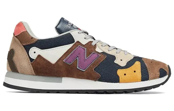 NEW BALANCE 770 Made In England 'flimby Patches' Sneakers - Brown/blue