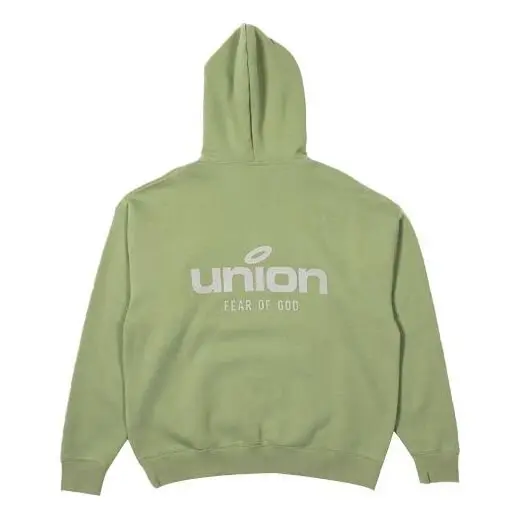 Fear Of God Fw21 Vintage Hoodie X Union La - Green