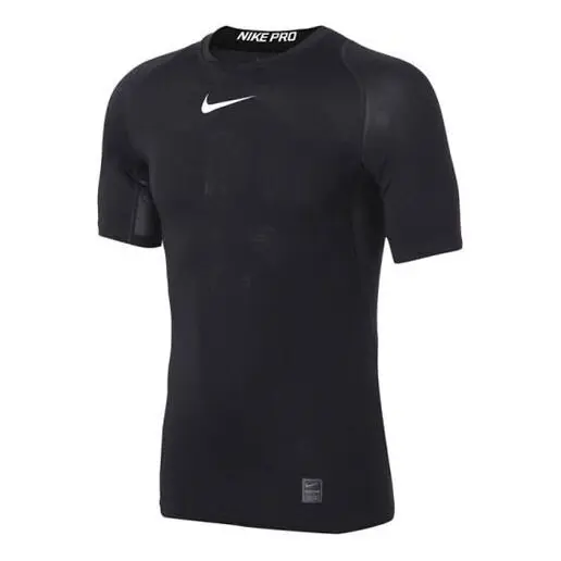 Nike Pro Dri-fit Short Sleeve Training Top - Black
