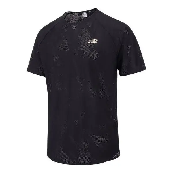 NEW BALANCE Q Speed Jacquard T-shirt - Black