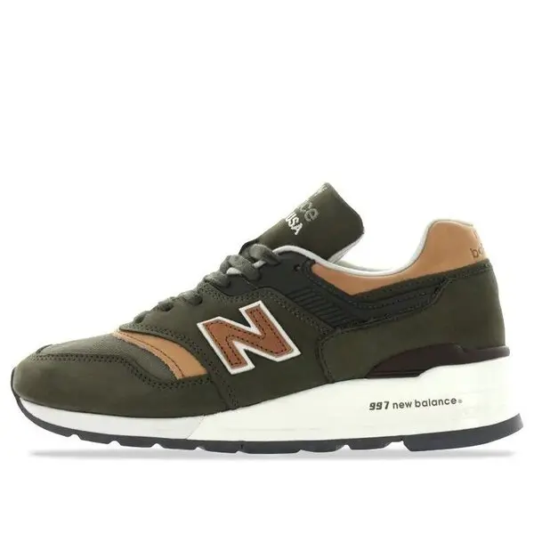 NEW BALANCE 997 "made In Usa" Sneakers - Olive/tan