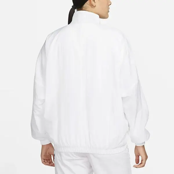 Nike Essential Logo Pattern Wrinkled Woven Jacket