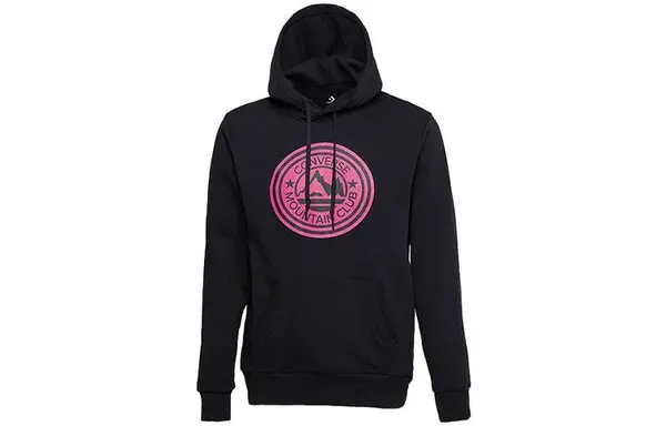 CONVERSE Chest Large Logo Hoodie - Black