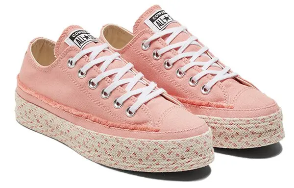 CONVERSE Chuck Taylor All Star Low Espadrille Sneakers - Pink