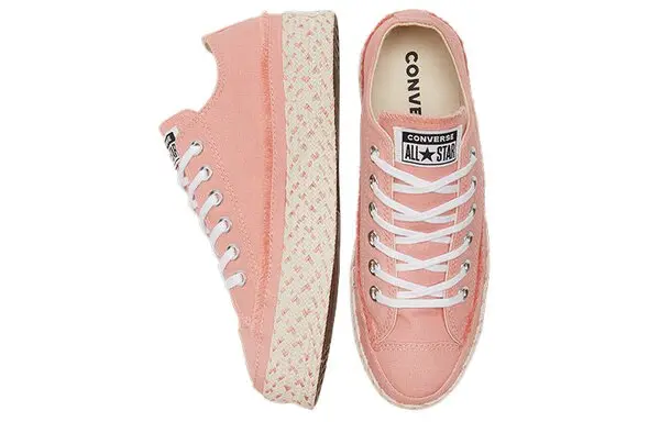 CONVERSE Chuck Taylor All Star Low Espadrille Sneakers - Pink