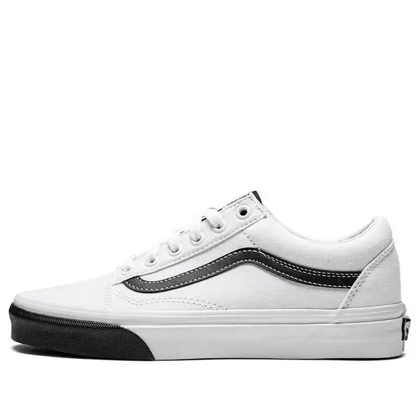VANS Old Skool Color Block Sneakers - White/black