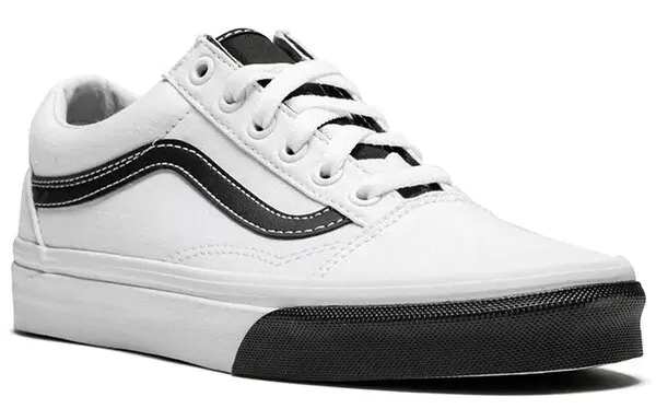 VANS Old Skool Color Block Sneakers - White/black